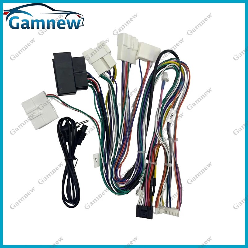 Автомобильный 16-контактный жгут проводов аудио с коробкой Canbus для Renault Megane 3 Koleos Fluence, стереоустановочный проводной адаптер Only Cable