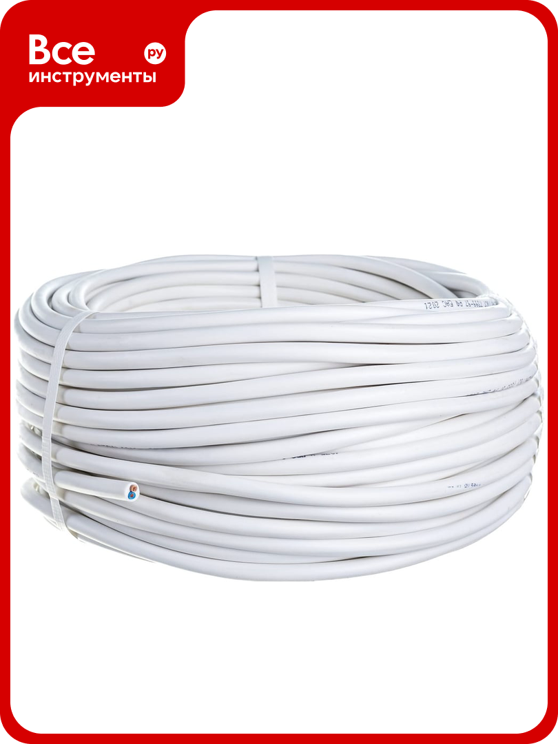 Провод ПВС Кабель-Арсенал 2x0,75, ГОСТ, 100 м KARS-51127