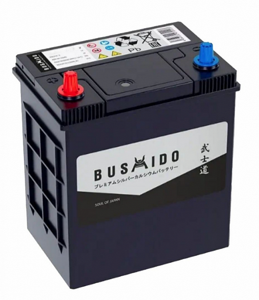 BUSHIDO 50B20R 45 Ah 400 A ПП (187х127х225) B19 187x127x225