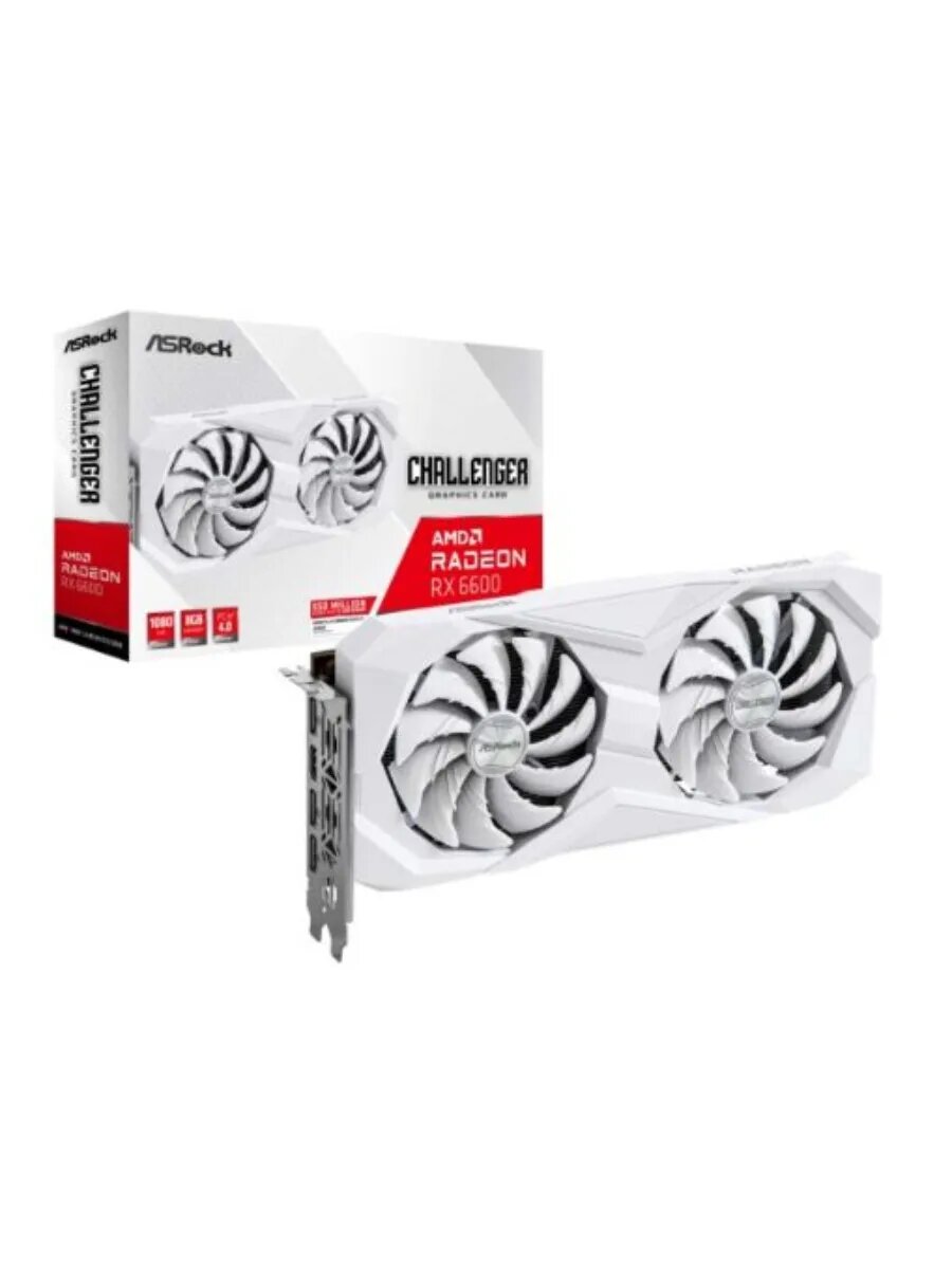 Видеокарта Radeon RX 6600 Challenger White 8 ГБ