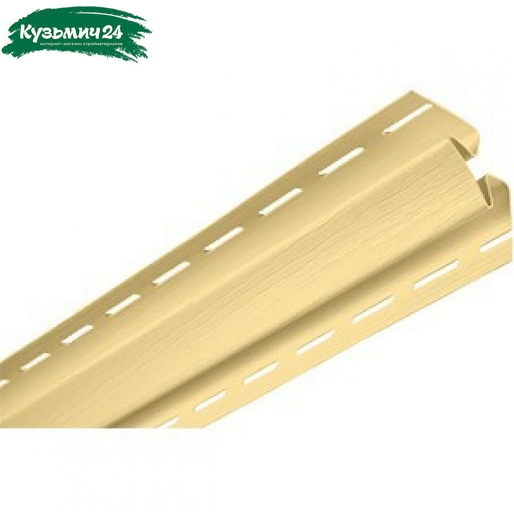 Сайдинг планка угол внутренний Грушевая, 1 шт.