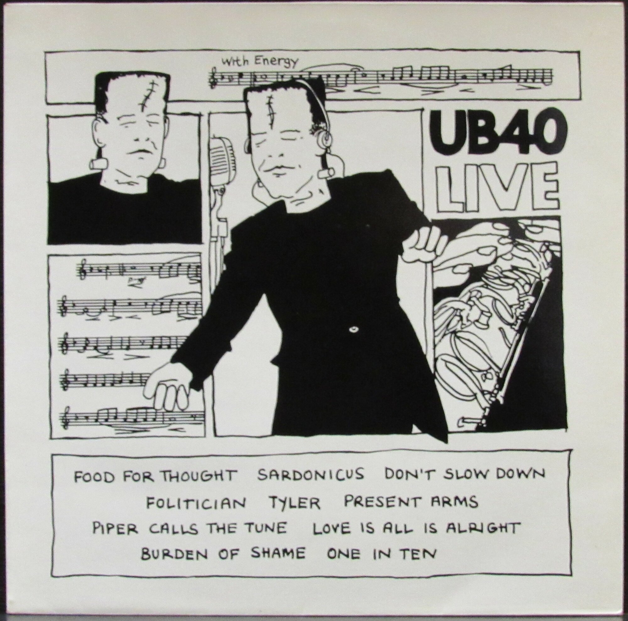 UB40 "Виниловая пластинка UB40 Live"