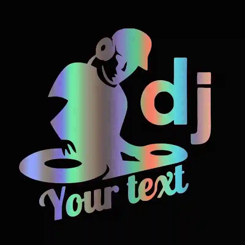 Личность DIY украшение автомобиля DJ музыка текстовая наклейка и наклейка красивые наклейки ПВХ автомобильная наклейка, для всех автомобилей, бытовой техники и т. д.