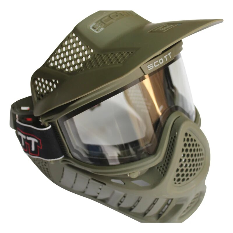 Пейнтбольная маска Spunky SCOTT Olive Mask