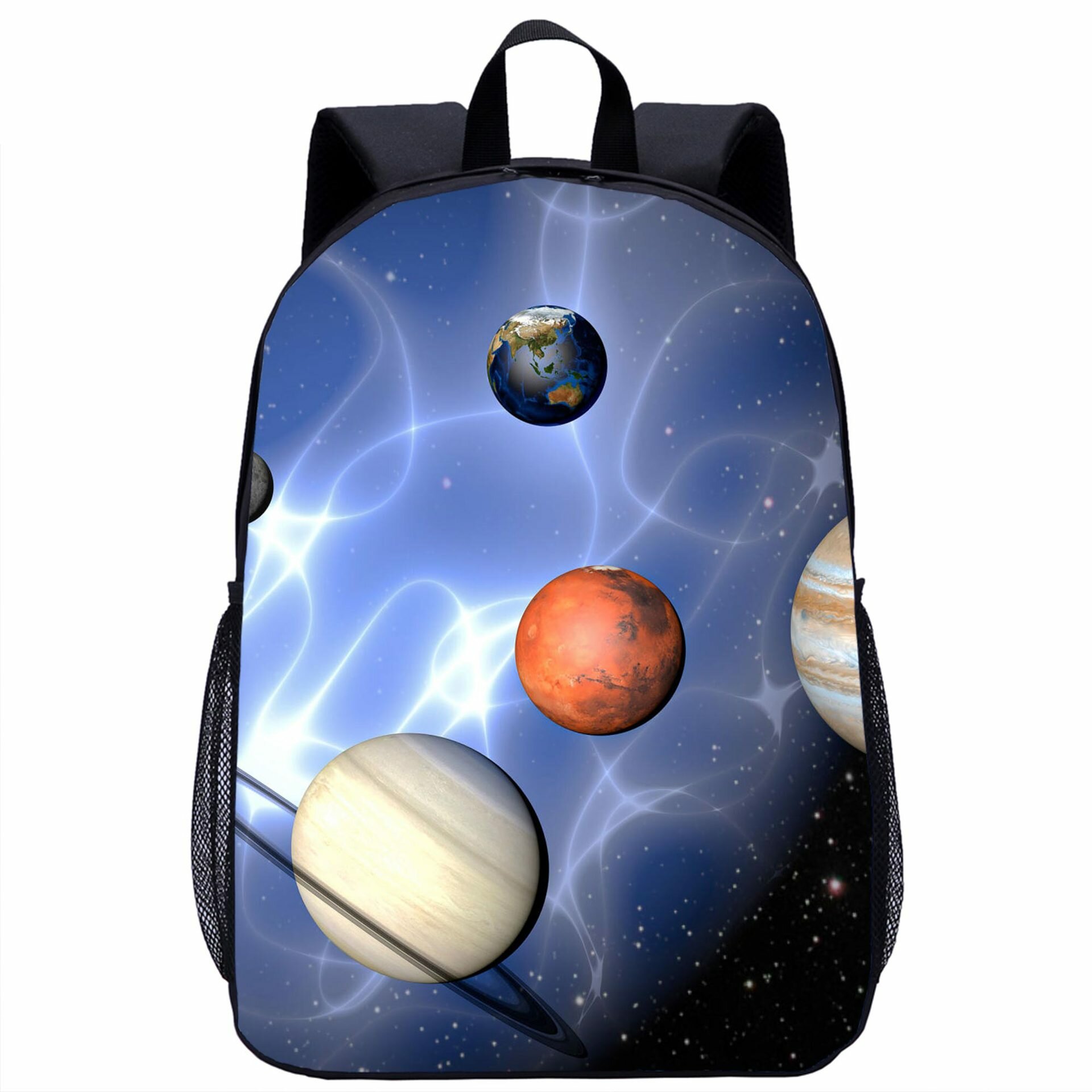 Galaxy Planet Schoolbag 17-дюймовый рюкзак для учеников начальной школы Молодежный рюкзак