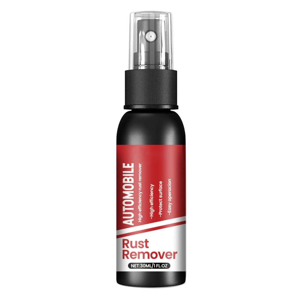 Быстродействующая Автомобильная Жидкость Для Удаления Ржавчины Подходит Для Выхлопных Труб Тормозных Дисков Колес Безопасная Неагрессивная Формула 30 мл