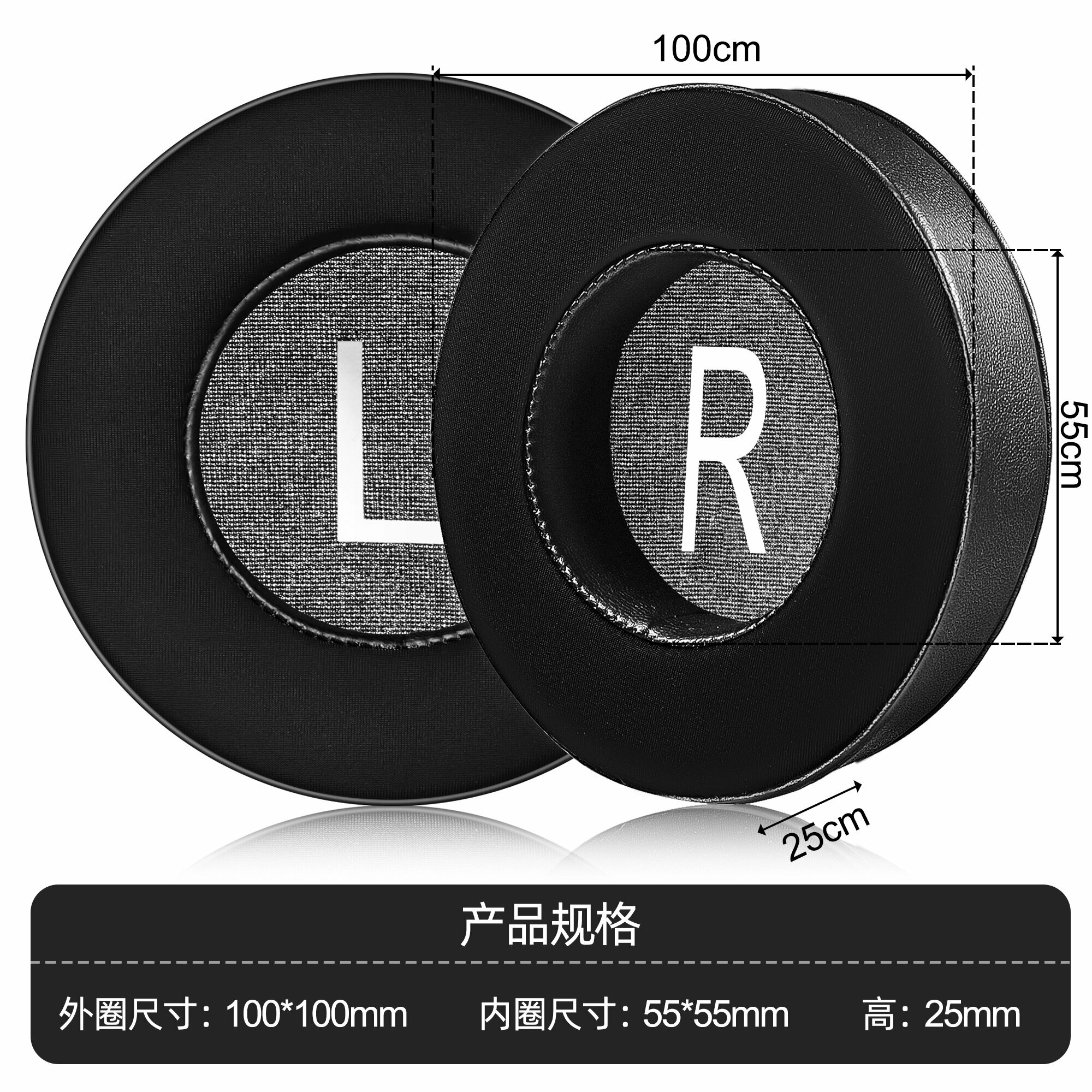 Подходит для наушников Beyerdynamic DT880, DT990, DT770, чехлы для наушников dt770pro, амбушюры DT1990pro. Пара черных