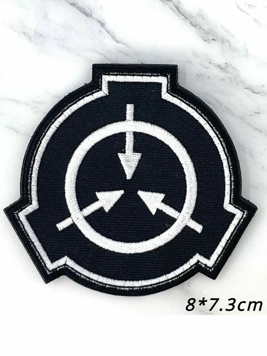 Шеврон на липучке, Тактическая нашивка SCP Foundation, Вышитая нарукавная повязка, Значок боевого духа, Идентификационный значок SCP, Нашивка на рюкзак