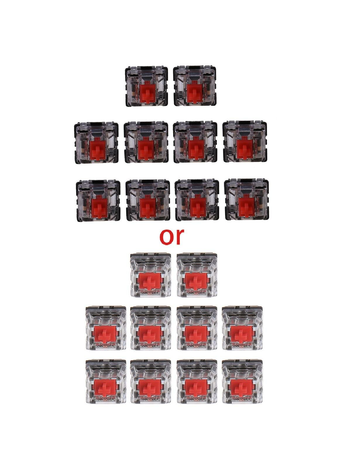 10Pcs 3 Pin Mechanical Keyboard Switch RED for Cherry MX Keyboard Tester Kit