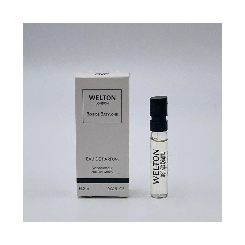 Парфюмерная вода Welton London Bois De Babylone миниатюра 2 мл / Пробник духов Велтон Лондон Буа Бебилон