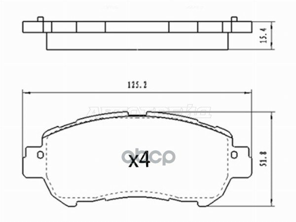 Колодки тормозные (Спереди) Nissan Note 20- / Kicks 16- Sat арт. ST-28-0317