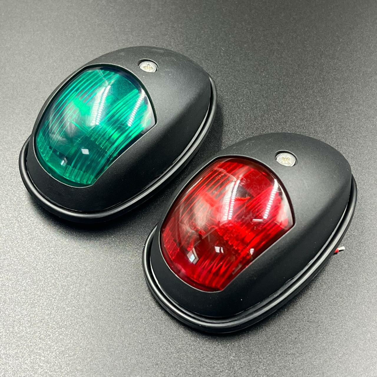 Огни ходовые(комплект)(12V/5W)чёрный (Производитель Sunfine)