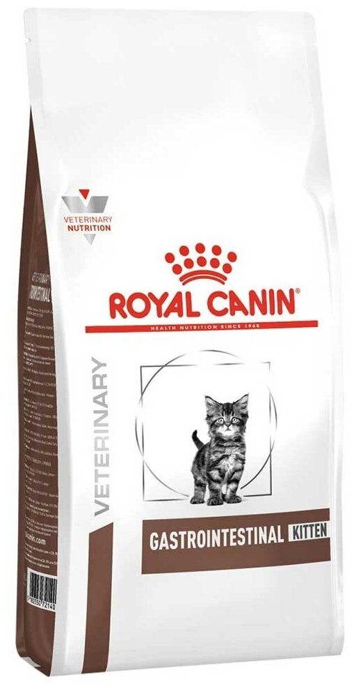 Лечебный сухой корм royal canin для котят при заболеваниях желудочно-кишечного тракта gastrointestinal kitten 2кг