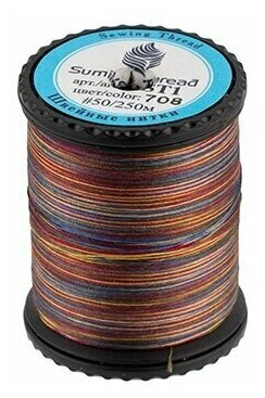 Нитки вышивальные, мулине SumikoThread JST1 50 100% шелк 250 м №708