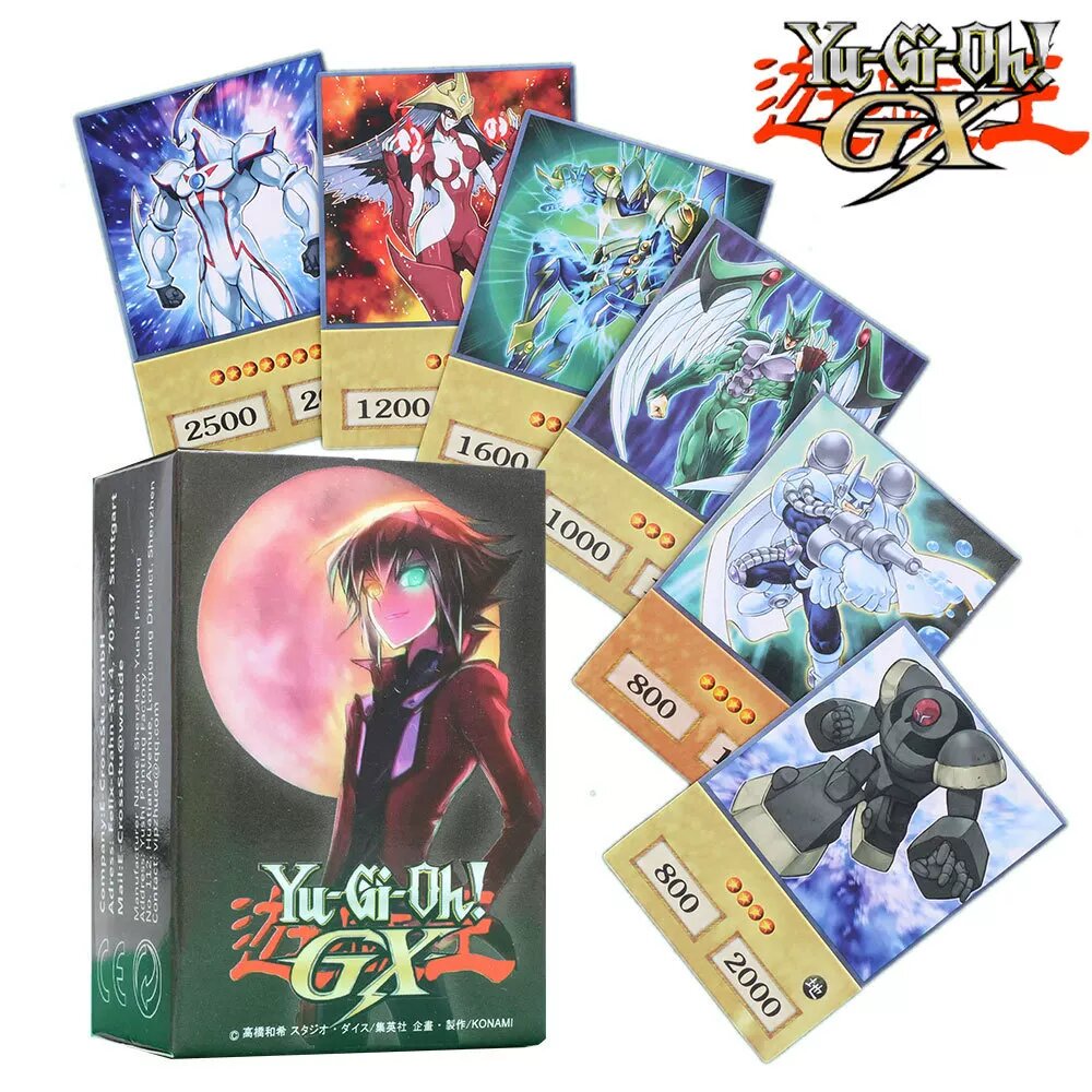 Yu-Gi-Oh! Серия GX 100 карт ТЦГ коллекция в коробке для поклонников аниме
