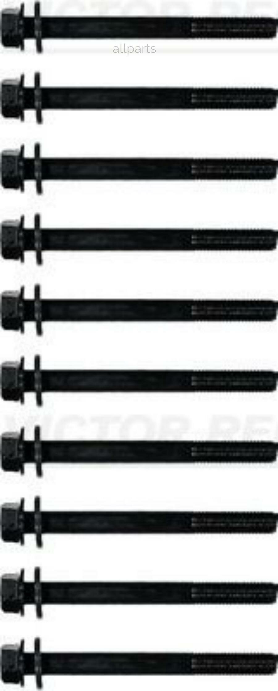 VICTOR REINZ 143235502 к-кт болтов ГБЦ! 10шт.\ Daewoo Tico/Matiz 0.8 F8CV 96>