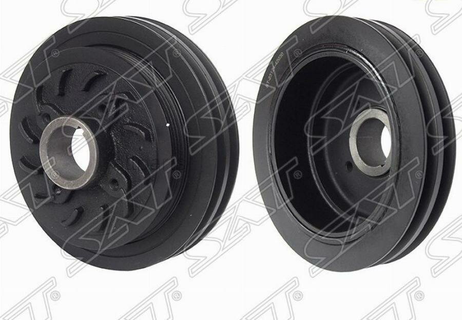 SAT ST-23124-42030 Шкив коленвала HYUNDAI H-1/STAREX 97-07/PORTER 04-/KIA BONGO 06-/PREGIO 97-05 2001- двиг. D4BH/4D56