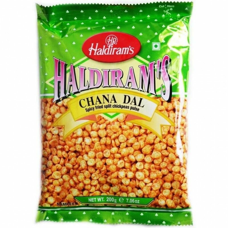 Haldirams Chana Dal Чана дал- жареный нут острый, 200 г