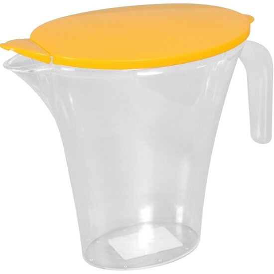 Кувшин с крышкой для холодных напитков Мультидом "Тропик" (БМ76-240) 25х12,5х20,5 см/ 2 л