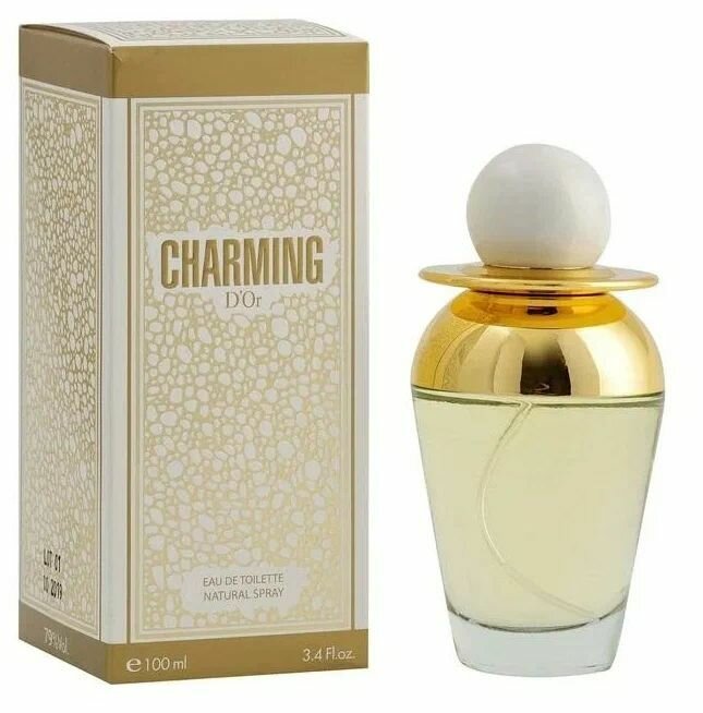 Туалетная вода PontiParfum Charming d'Or , женская, фруктово-цветочная, 100мл