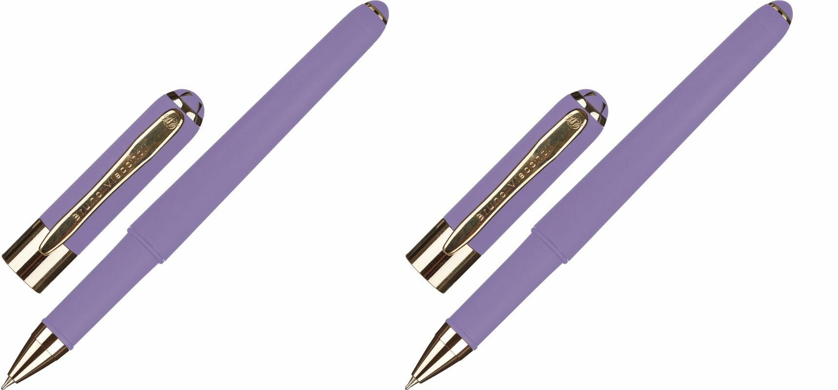 Bruno Visconti Ручка шариковая неавтоматическая MONACO, лавандовый корпус, 0,5 мм, синяя, манжета6