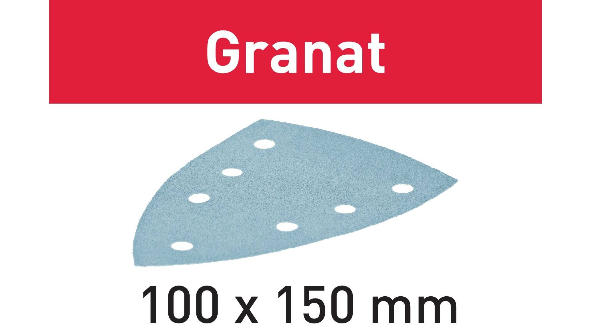 Материал шлифовальный Festool Granat P 40, компл. из 50 шт. STF DELTA/7 P 40 GR 50X