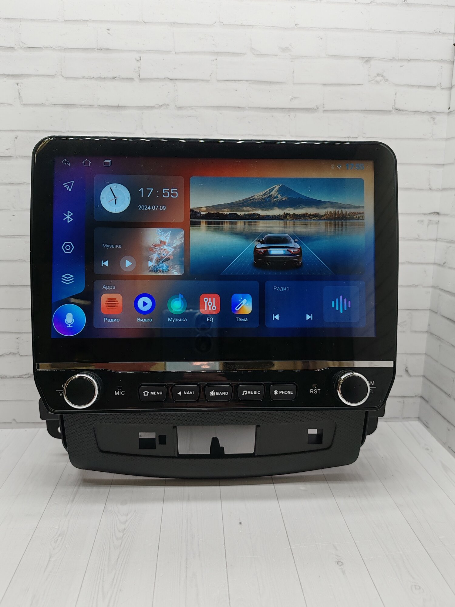 Магнитола андроид с крутилками для Mitsubishi Outlander XL; Peugeot 4007 2006-12г/ 4+64гб/Android-Auto/CarPlay