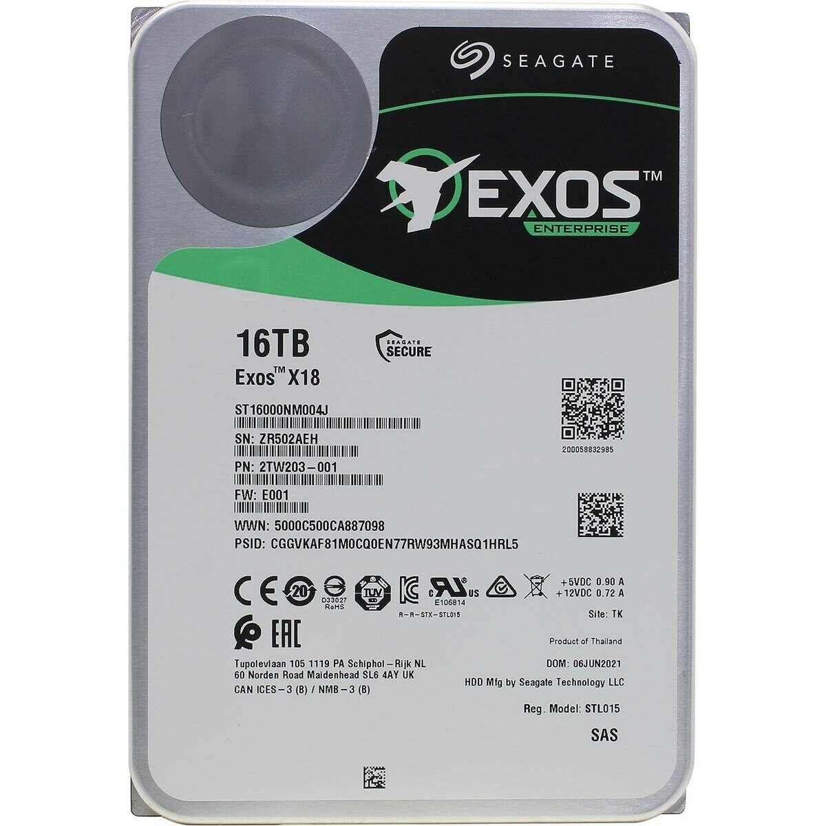 Seagate Exos X18 ST16000NM004J