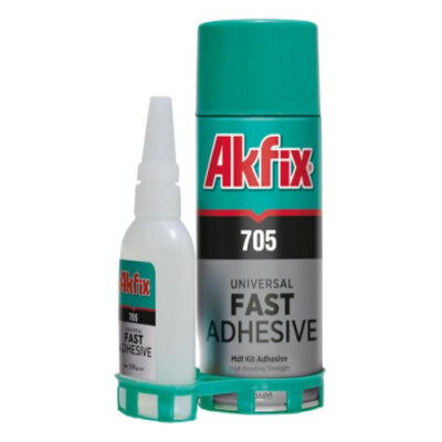 Akfix Набор для экспресс склеивания 50 65 гр+200 мл