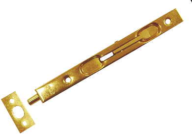 Ригель торцевой дверной Медио MOD 401*150 РВ золото