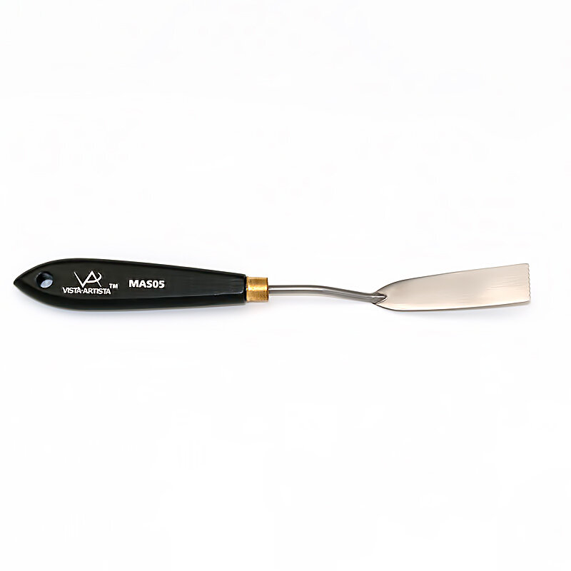 VISTA-ARTISTA Мастихин художественный MAS05-TI01 с черной ручкой для масляной живописи