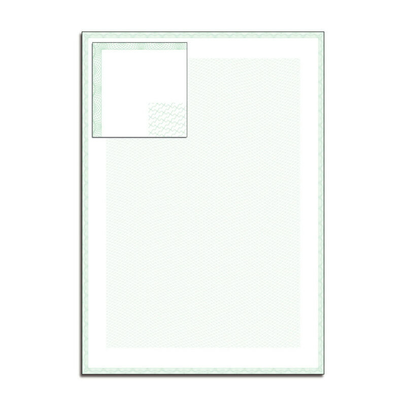 SET-04 - Бланки для сертификатов, дипломов, грамот, А4, верже, 100 гр, 10 листов