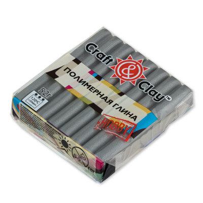 Полимерная глина "Craft&Clay" CCH металлик 52 г 1103 алюминий
