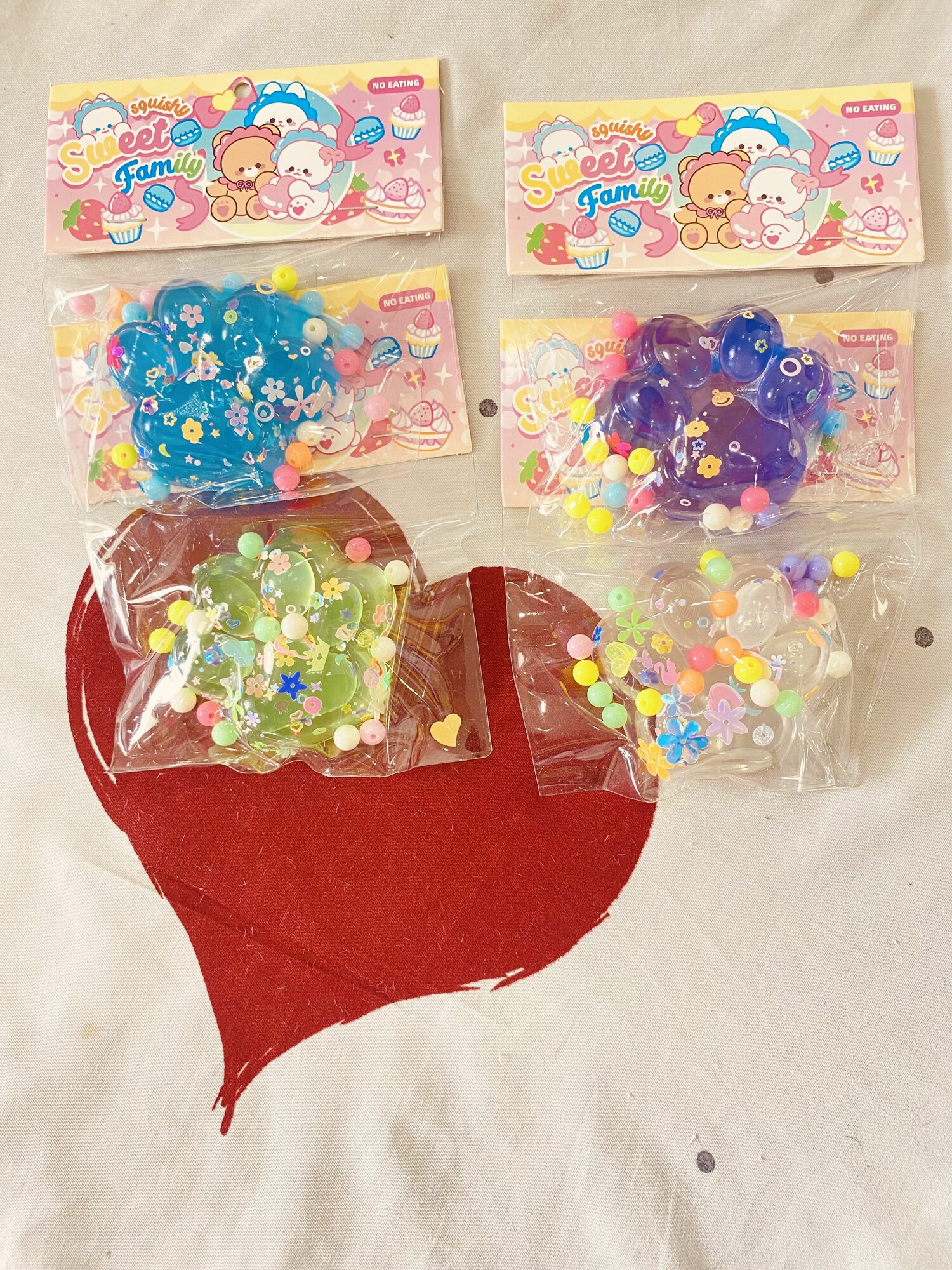 Игрушка сквиш антистресс кошачья лапка силиконовая