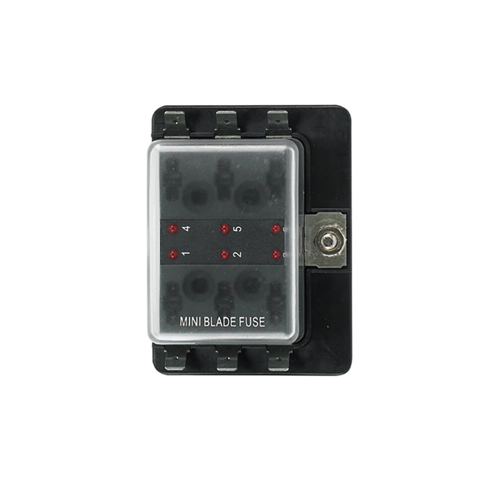 Блок предохранителей "Skipper" 6-бандовый мини-держатель