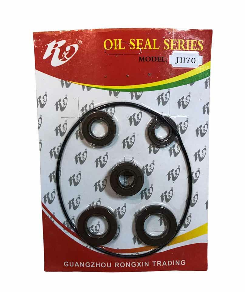 Набор сальников на мопед Альфа, Дельта, ТТR 50-125сс, 139FMB, 147MD, 152FMH, 152FMI (5шт, кольцо)