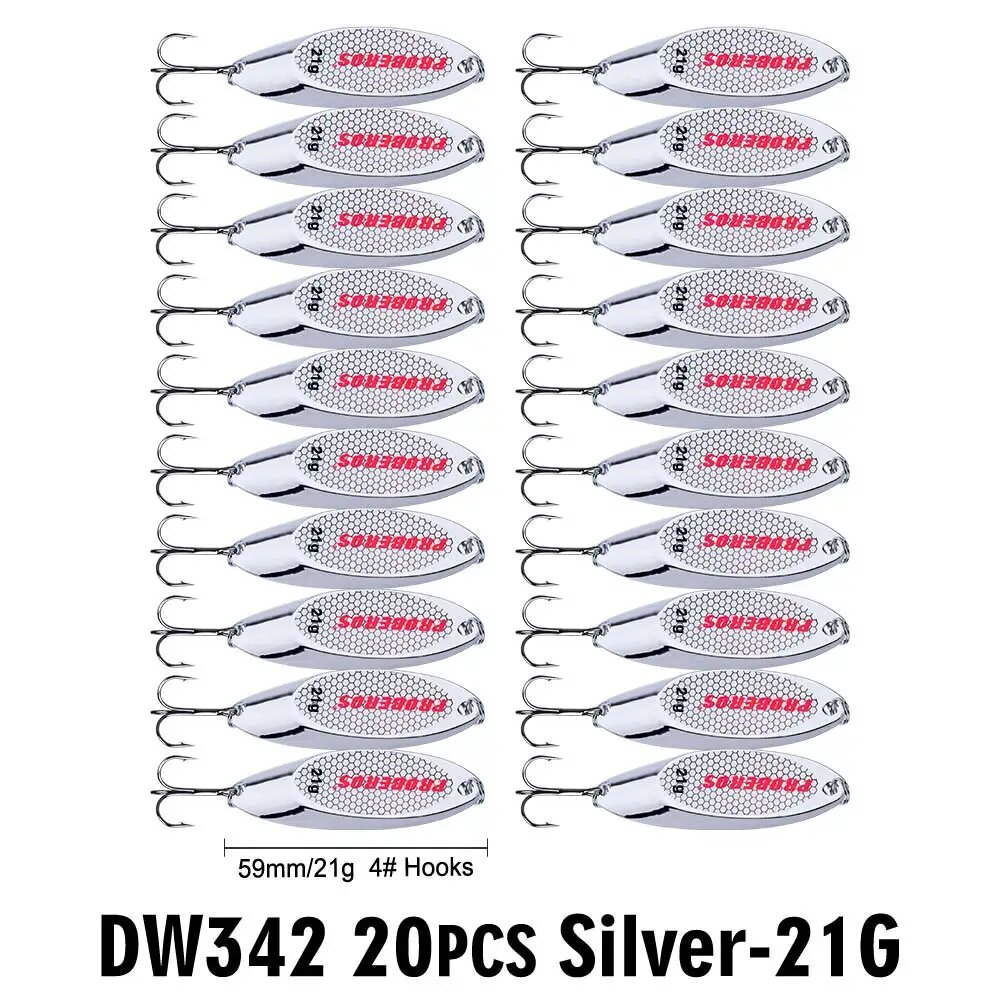 Блесна PROBEROS Silver 21g 20 шт.