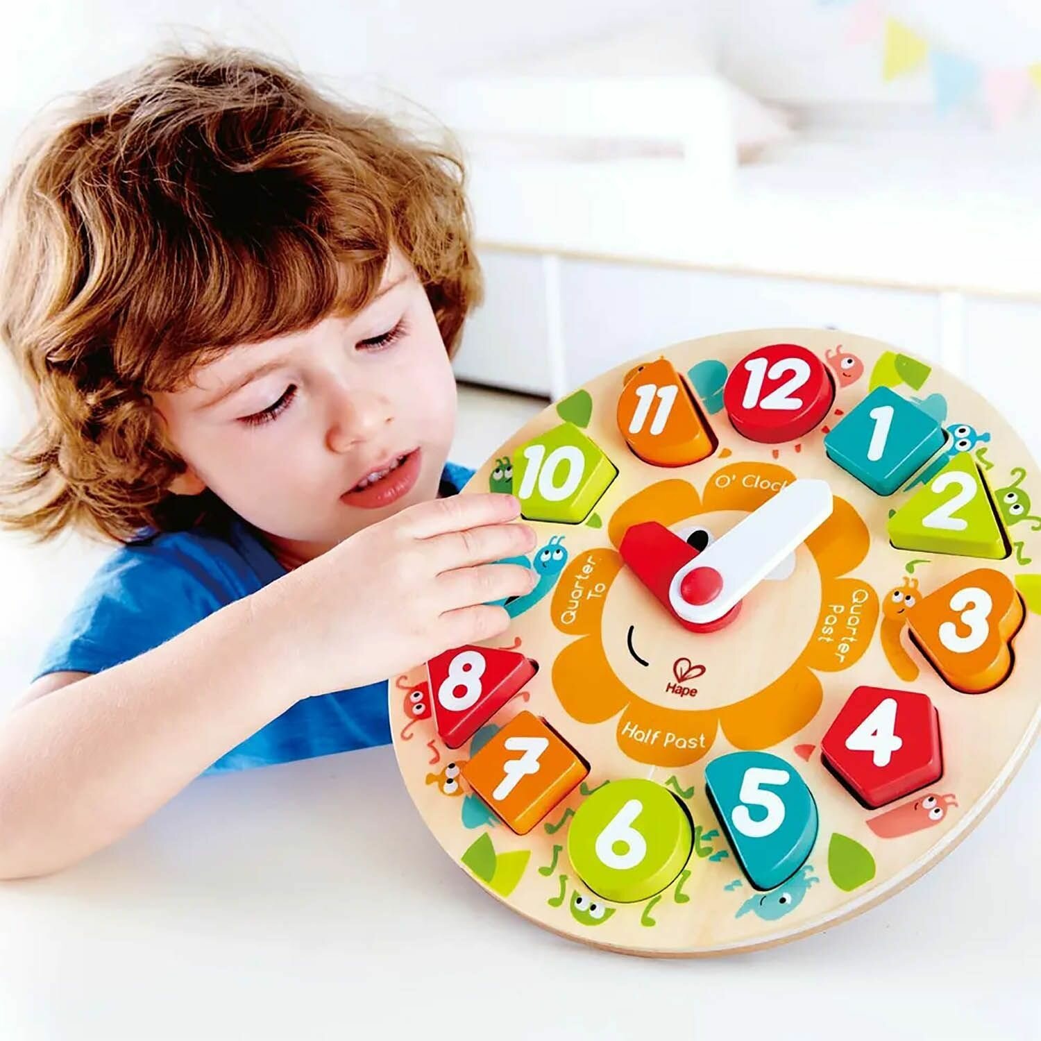 Головоломка HAPE развивающая "Мозаика с часами" E1622_HP