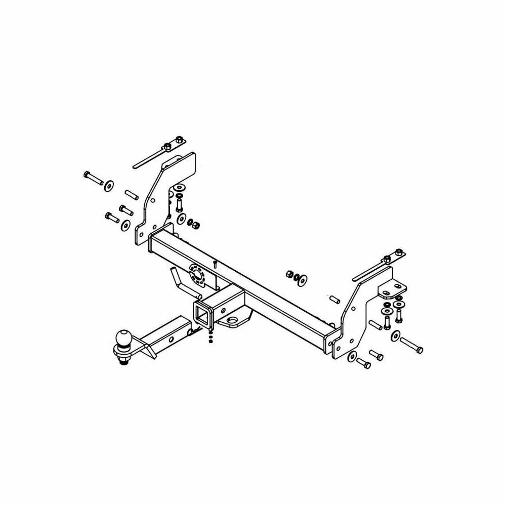 Бизон Фаркоп для Suzuki Jimny 2018- тип шара E FA 0350-E