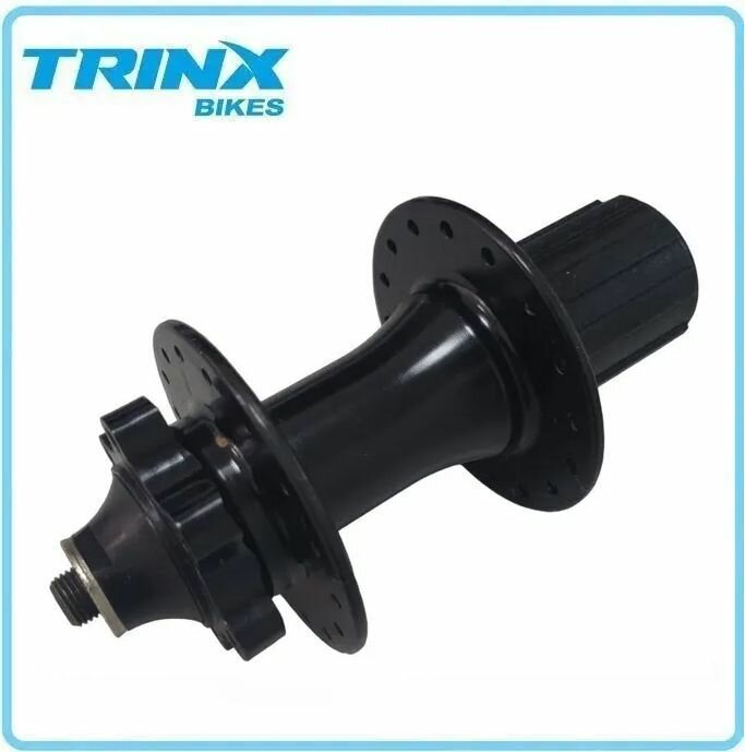 Задняя втулка для велосипеда Solon DH912R 32 отверстия под кассету 8-10 ск, дисковый тормоз (6 болтов), пром подшипник