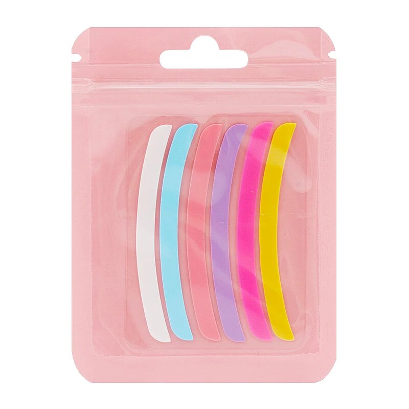 Силиконовые подтяжки для ресниц, 6 шт, Mixed color