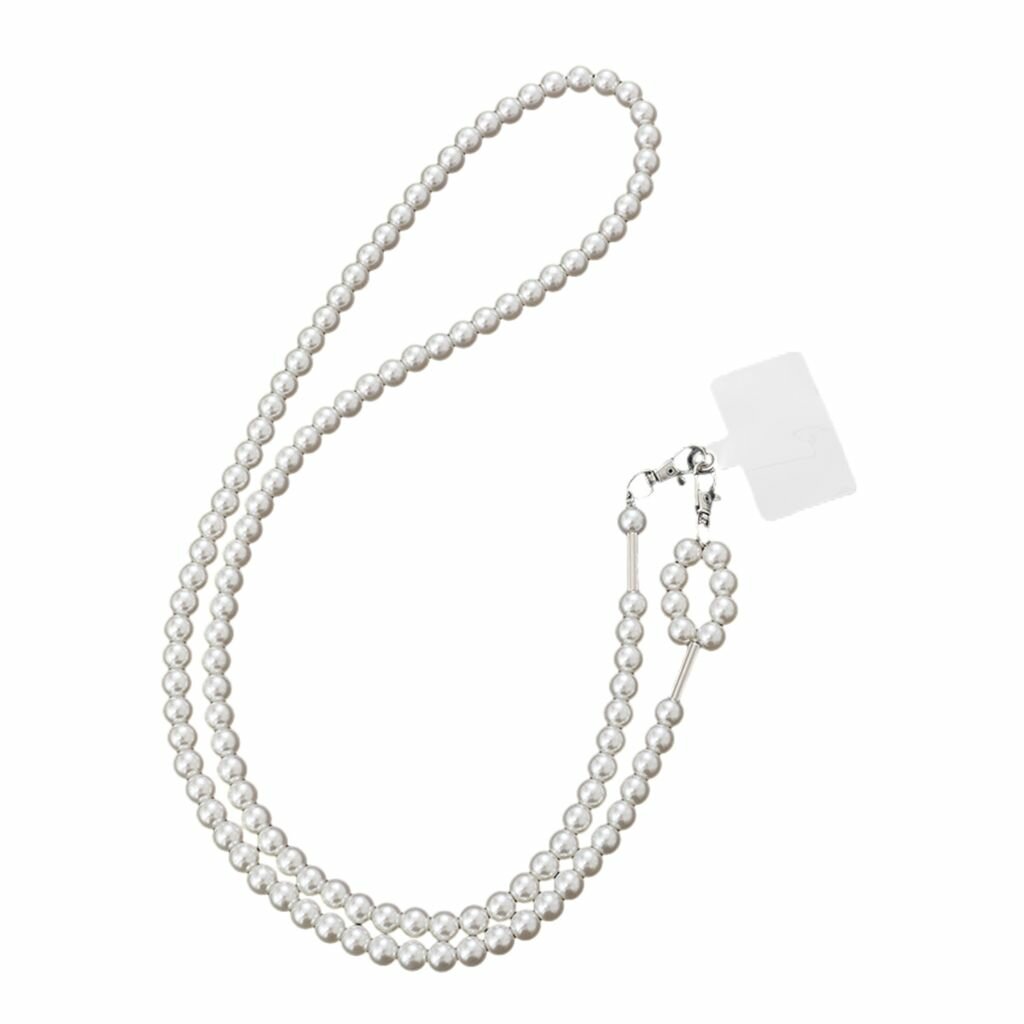 Ремешок для телефона с нашивками, цепочка из бисера, нейлоновый шейный ремешок большинства смартфонов, через плечо