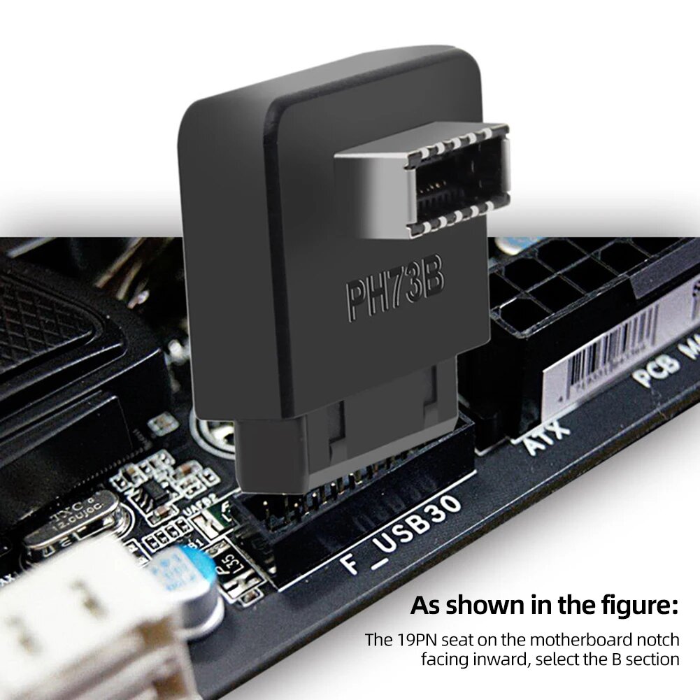Адаптер PH73A USB 3.0 - USB 3.1 Type C — фото 1