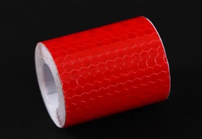 Светоотражающая пленка Yemingduo белая 5 см Красный, 5cmX3m, Red