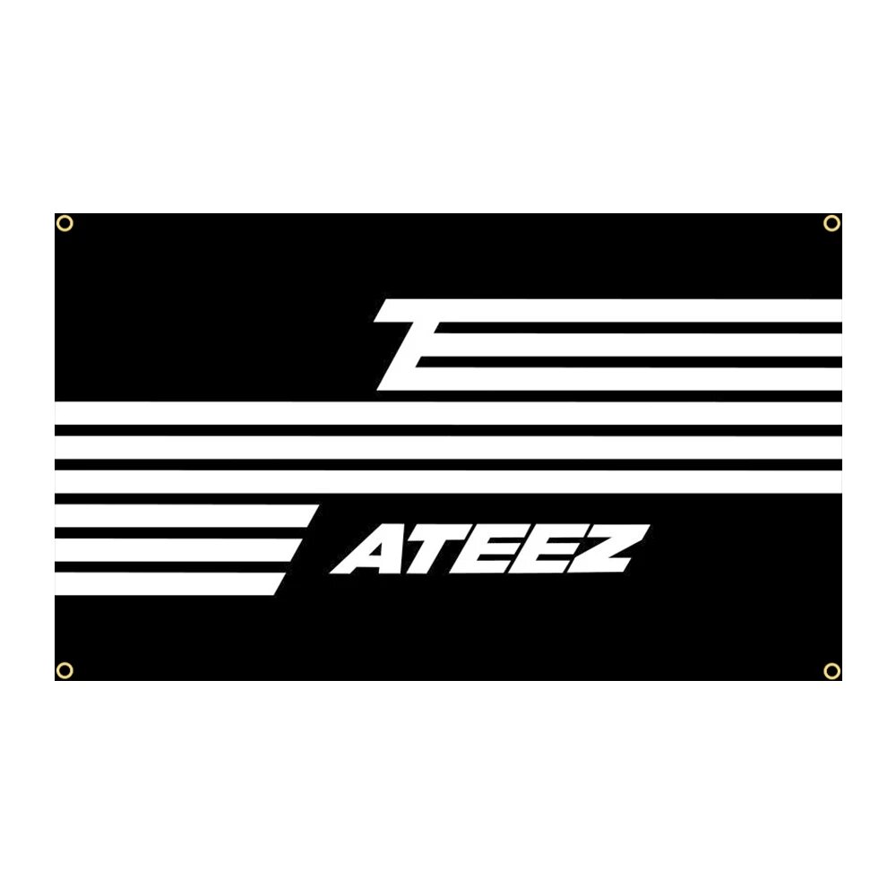 Флаг Ateez 60x90 см / 90x150 см из полиэстера FLAGLAND 90 х 150 см