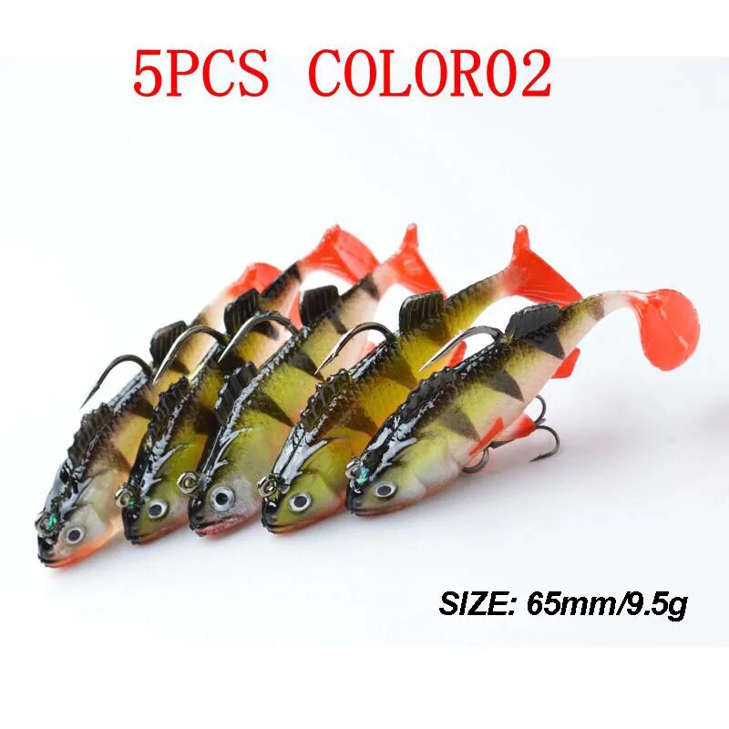 Приманки TOMA 5 шт, 8г/9,5г COLOR02