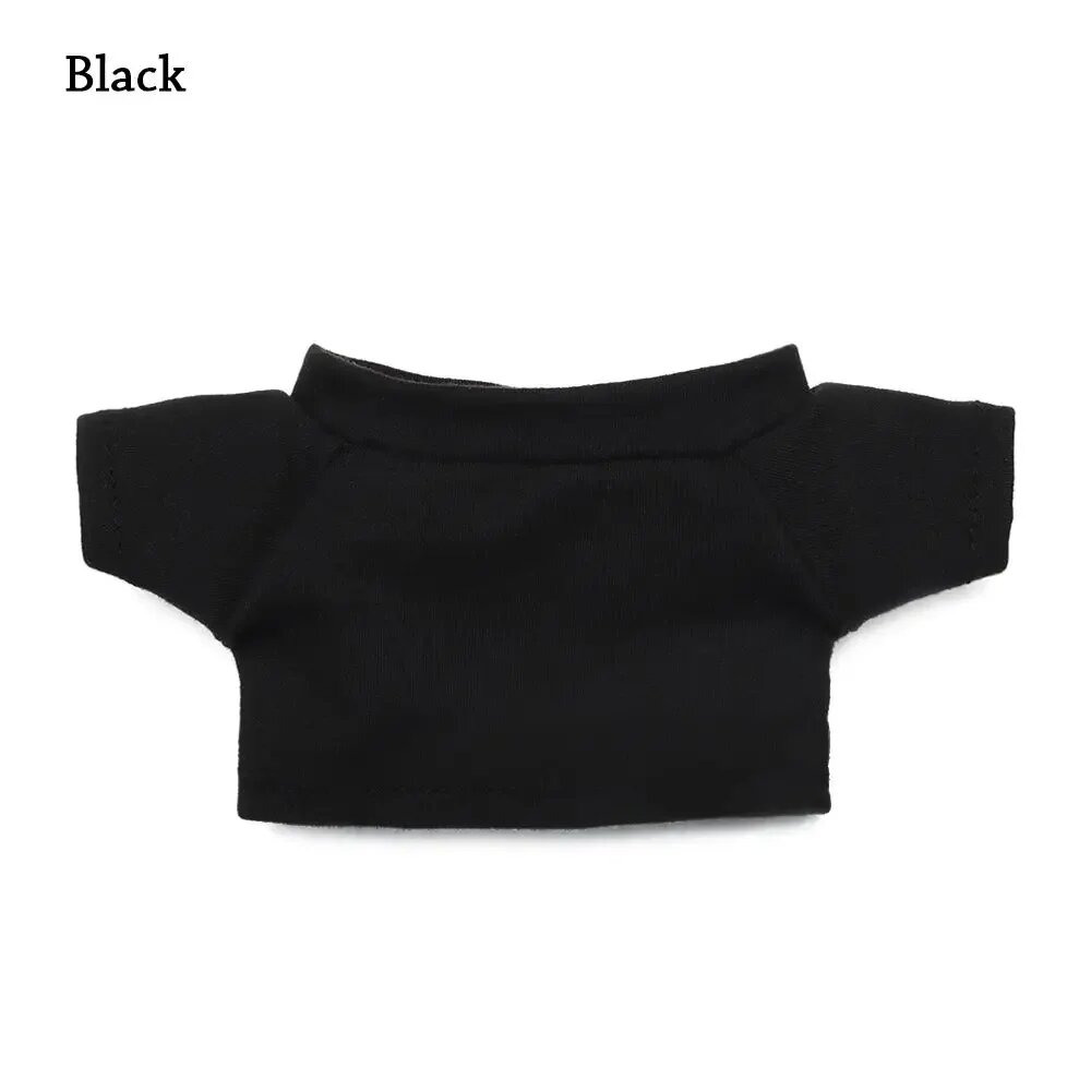 Футболка и штаны для куклы 20 см Черный, black