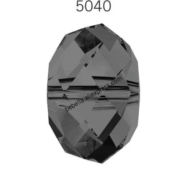 Сваровски Бриллиантовые бусины 5040 Черный, 4mm (1 piece), Crystal 001 SINI