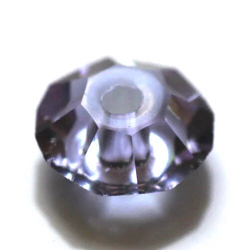 Стеклянные биконусы lt violet для украшений