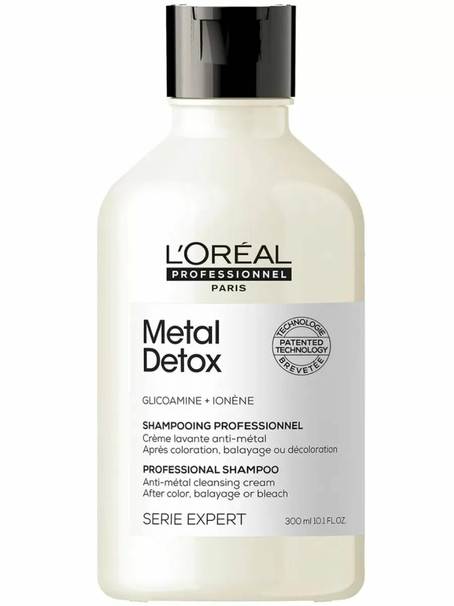 Loreal Metal Detox Шампунь восстановление окрашенных волос 300 мл